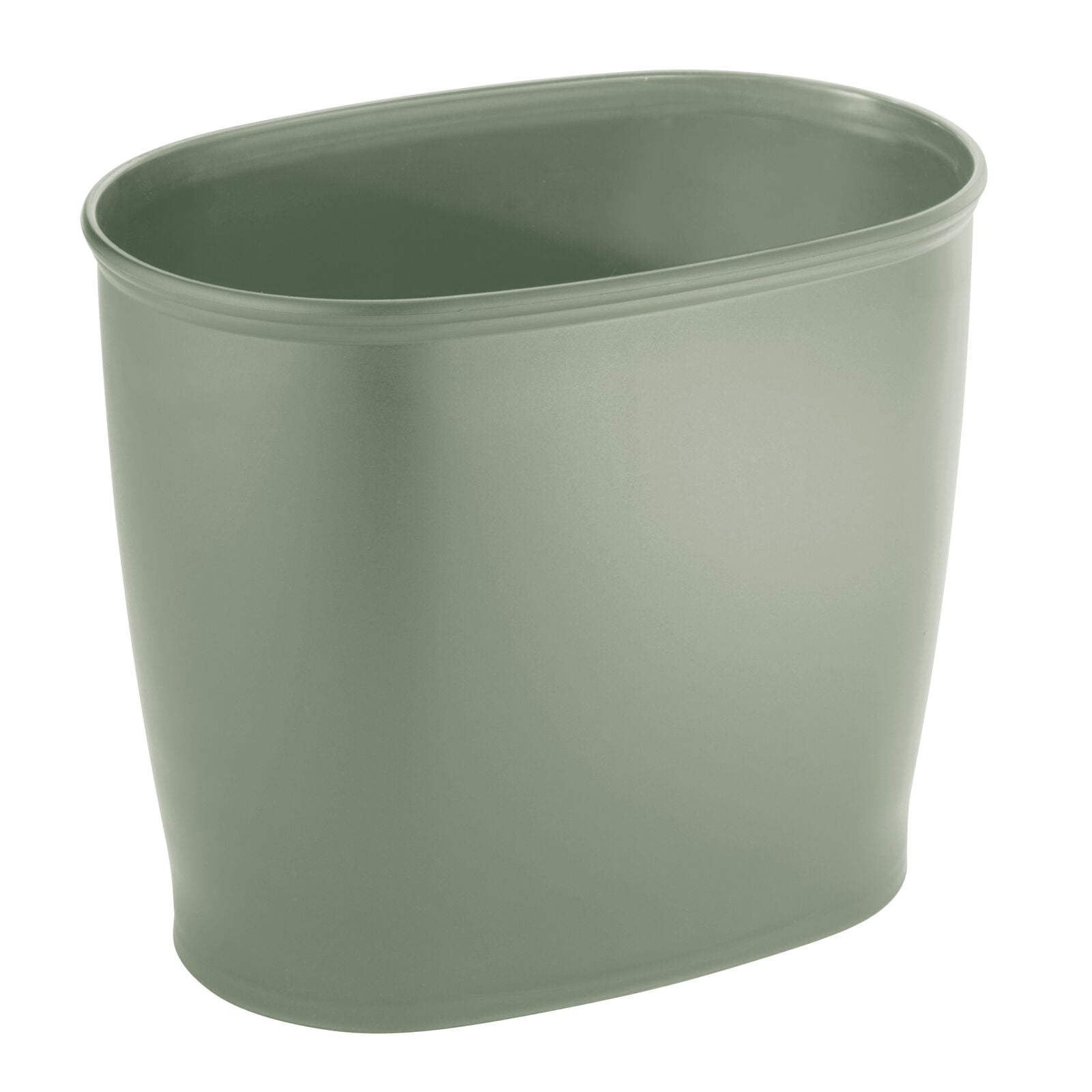 mDesign Plastic 2.25 Gallon Slim Trash Can Garbage Wastebasket Bin ...