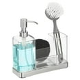 mDesign Clear Plastic Kitchen Sink Countertop Liquid Hand Soap ...