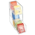 mDesign Stackable Kitchen Tea Organizer for Cabinet & Counter, 3 ...