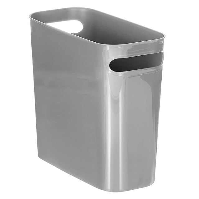 mDesign Plastic Small Trash Can 1.5 Gallon/5.7 Liter Wastebasket ...