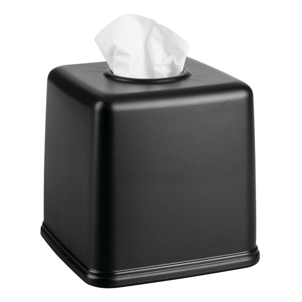 mDesign Multifunctional Kleenex Bath Dispenser - Plastic Square Facial ...