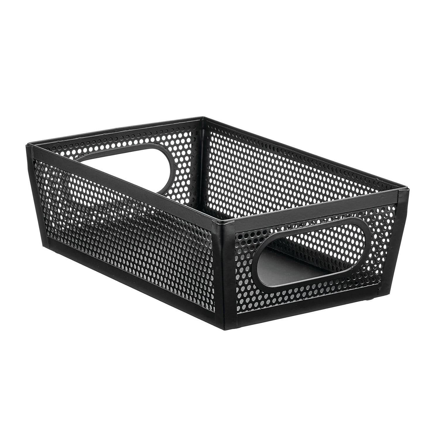 mDesign Steel Organizer Matte Black (25985) - Walmart.com