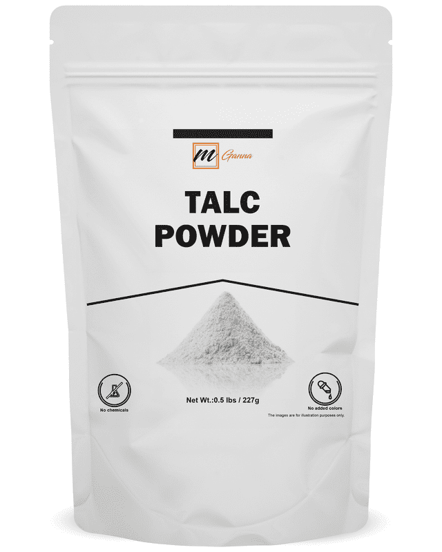 mGanna Talc Powder for Skin and Cosmetic Formulations, 0.5 lbs ...