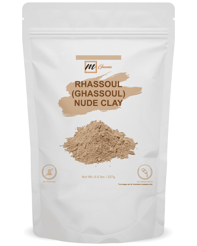 mGanna Rhassoul Nude Clay Powder / Ghassoul Clay Powder 1 lbs / 454 Gms ...