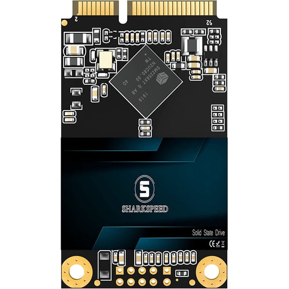 mSATA SSD 512GB SSHARKSPEED SATA 3 6Gb/s 3D NAND Mini Internal Solid ...