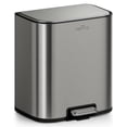mVm Kitchen Trash Can, 5.3 Gal Trash Can with Lid, SMOOTH Edge Step ...
