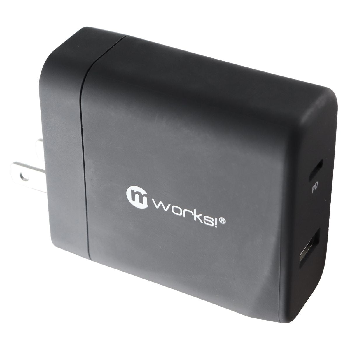 mWorks! mPower! (30-Watt) USB and USB-C Fast PD Wall Charger - Black ...