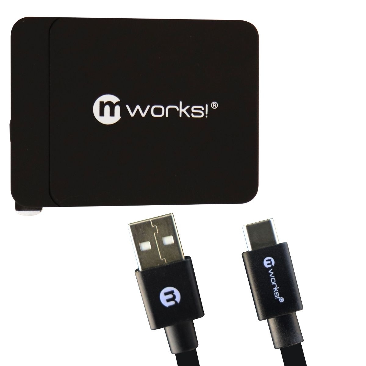 Blackweb 6 ft. Sync & Charge Cable with Micro USB Connector, Black ...