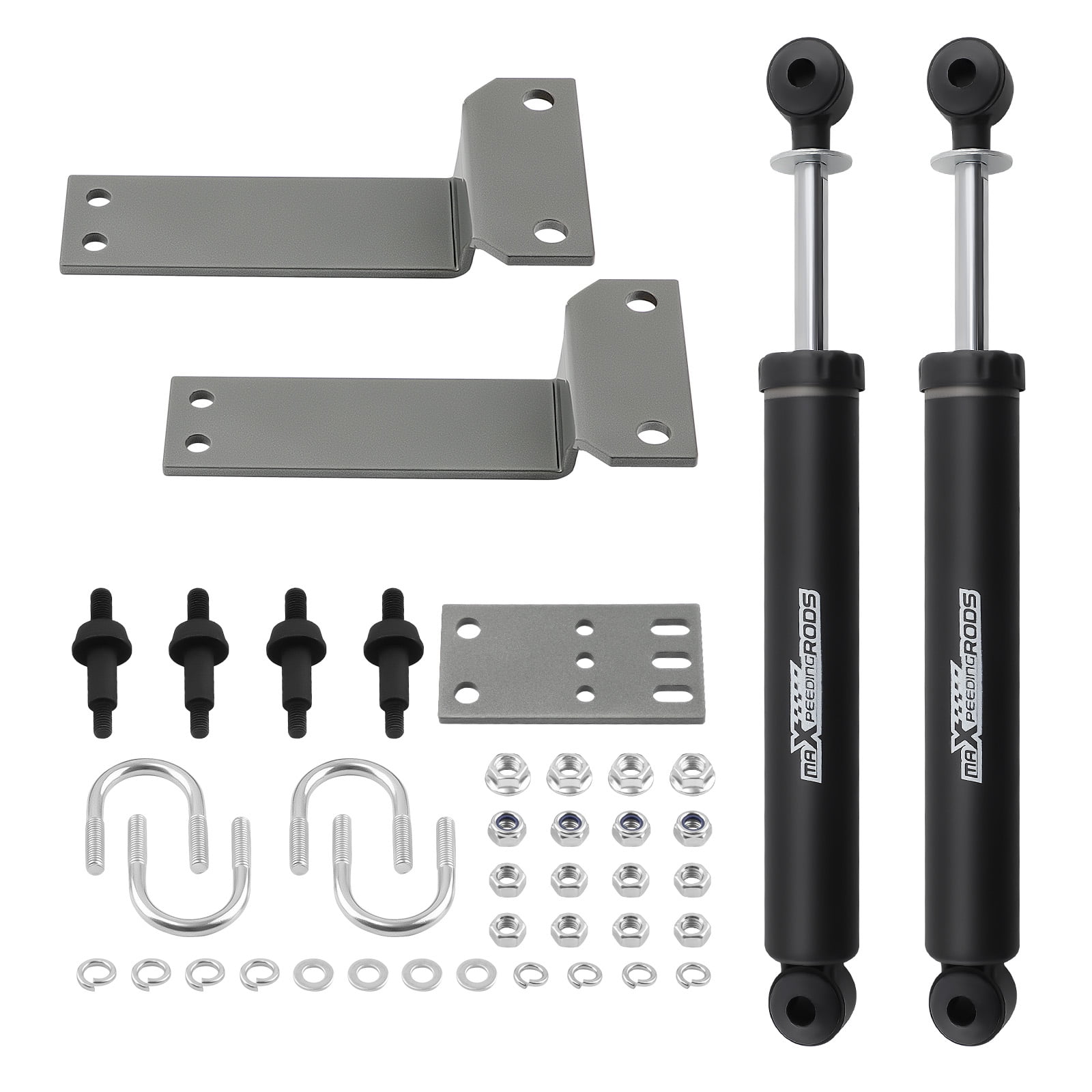 maXpeedingrods 2-8" Lift Dual Steering Stabilizer for Ford F250 F350 ...