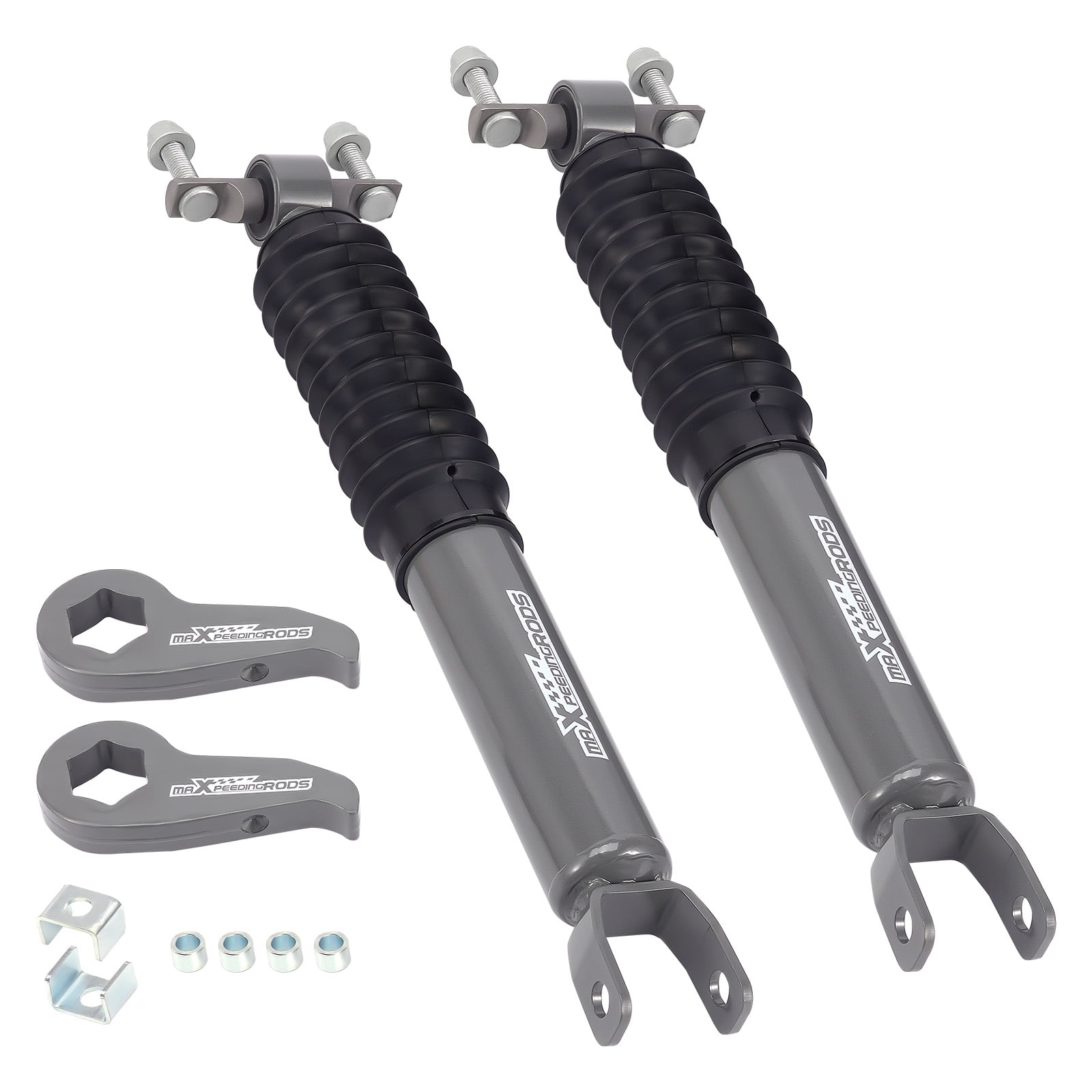 maXpeedingrods 2” Lift Leveling Kit w/Shocks for Chevy Silverado/GMC ...