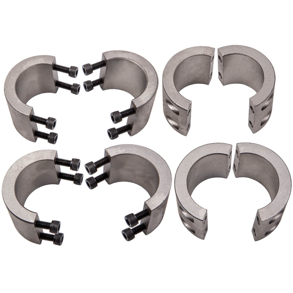 maXpeedingrods 4 Pack Steel Bolt On Tube Clamps 1.75" 4-Bolt Design ...