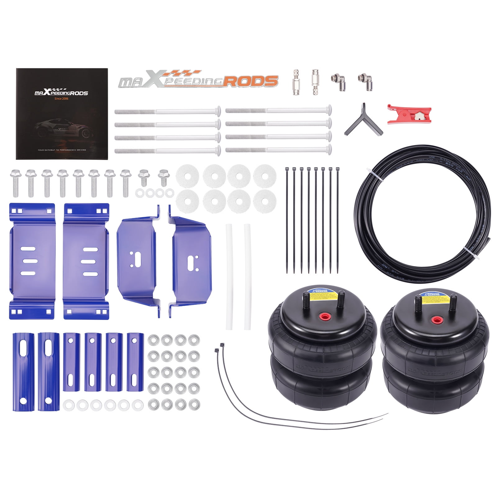 maXpeedingrods 5000 lbs Rear Air Suspension Bags Kit for Dodge Ram ...