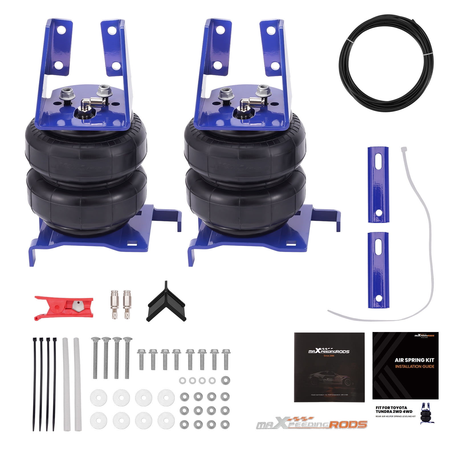 maXpeedingrods 5000 lbs Rear Air Suspension Bags Kit for Toyota Tundra ...