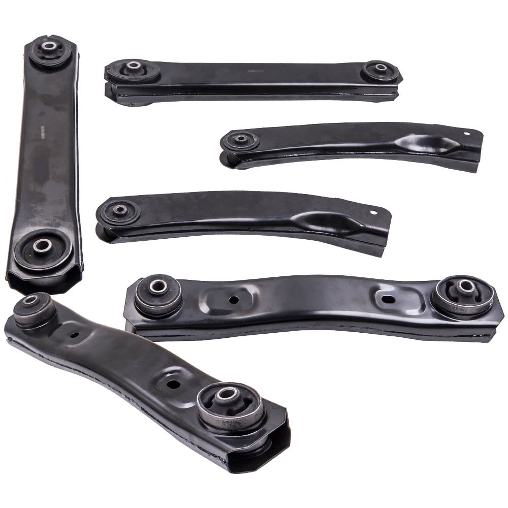 maXpeedingrods 6Pcs Front Upper Lower Control Arms Rear Lower Trailing ...