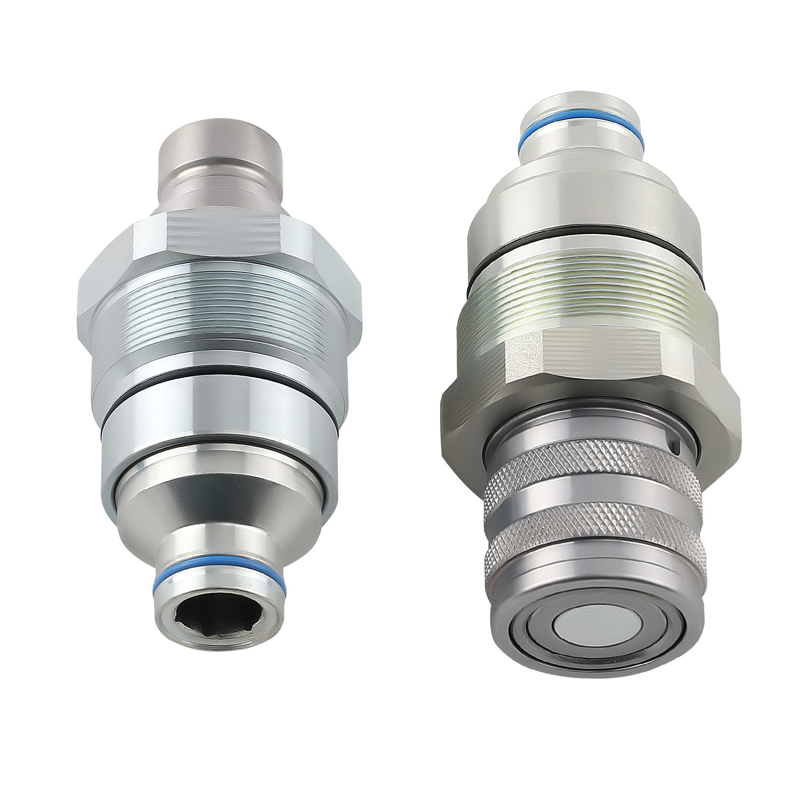 maXpeedingrods 7246802 7246799 7249643 48mm 1/2" Hydraulic Male & Female Flat Face Quick Connect ...