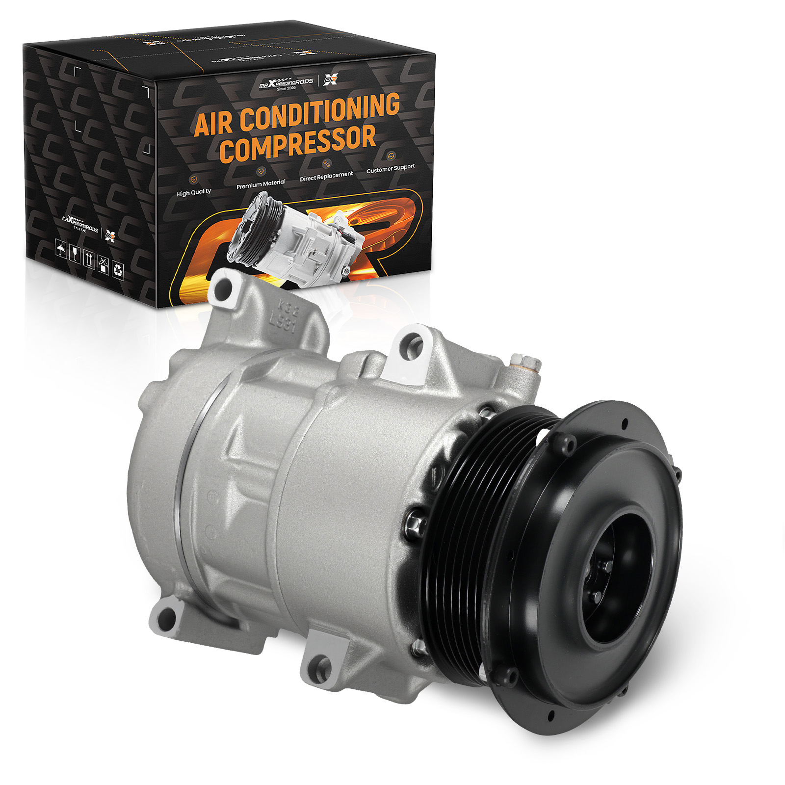 maXpeedingrods AC A/C Air Compressor for CO11178JC Toyota Camry 2.4L ...