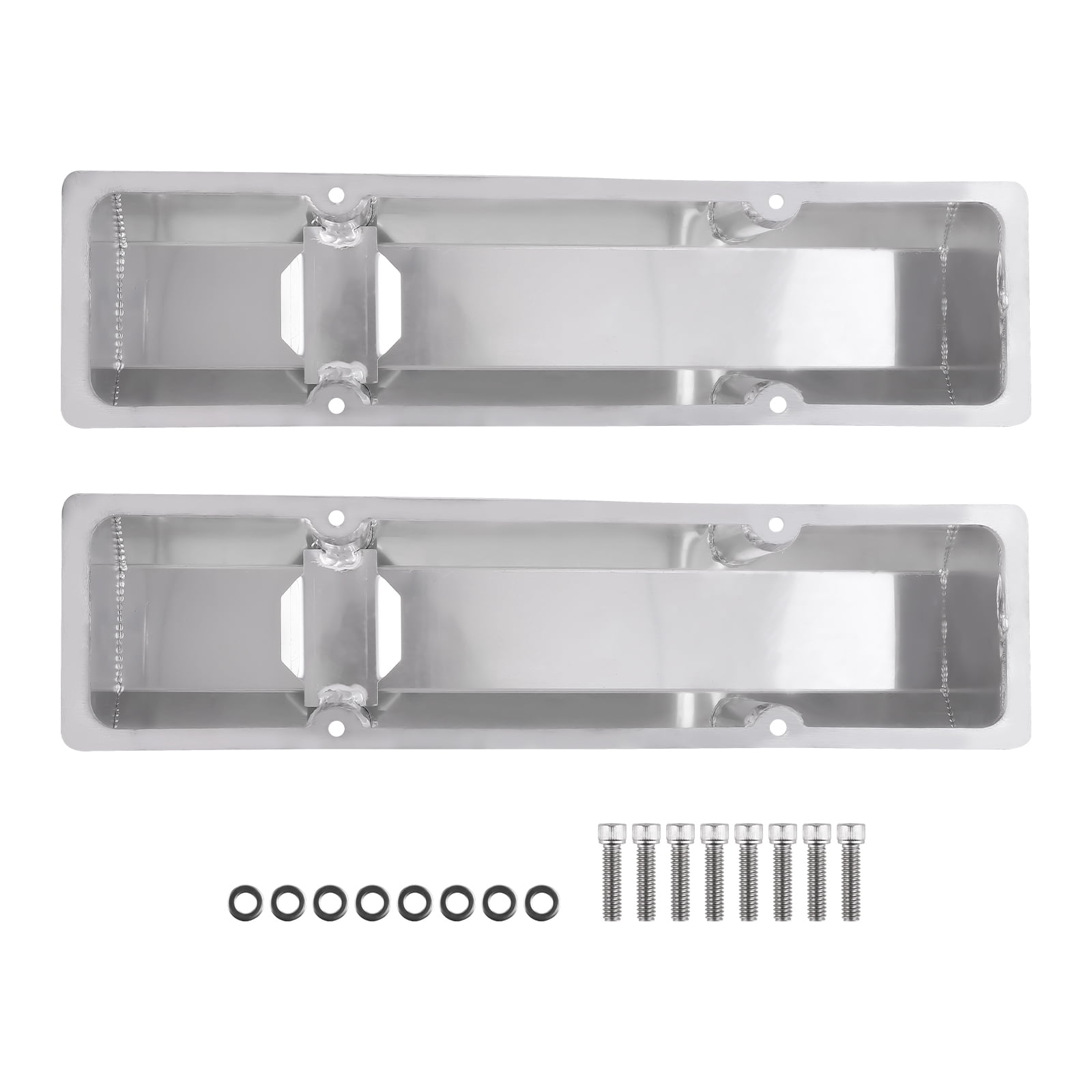 maXpeedingrods Aluminum Valve Covers for Small Block Chevy 283 305 327 ...