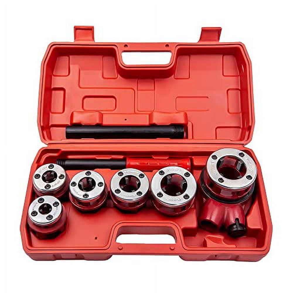 maXpeedingrods BSPT Ratchet Pipe Threader Kit, Manual Ratcheting Pipe ...