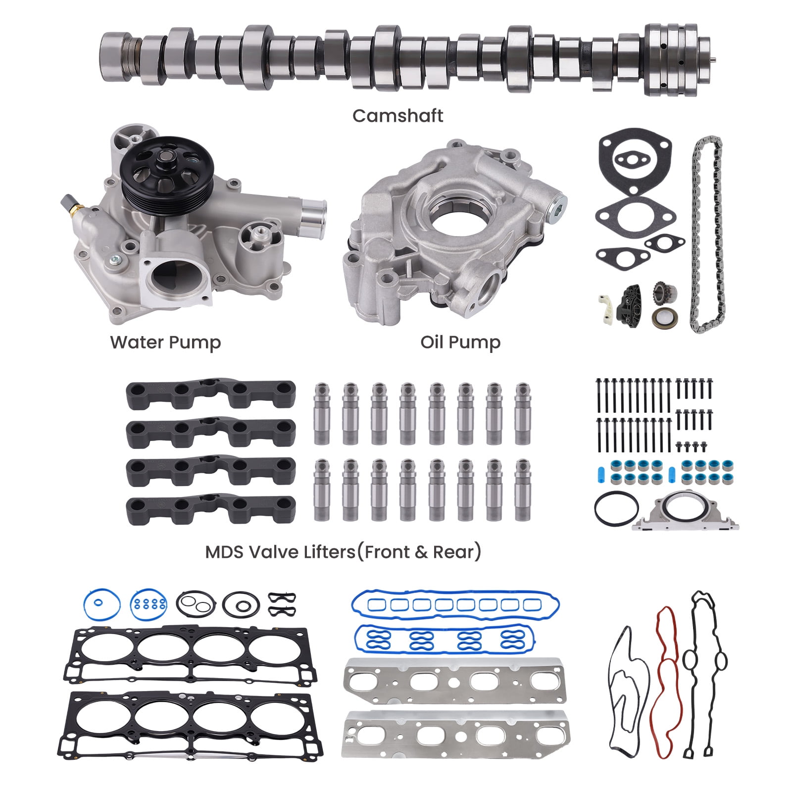 maXpeedingrods Camshaft & MDS Valve Lifters & Cylinder Head Gaskets ...