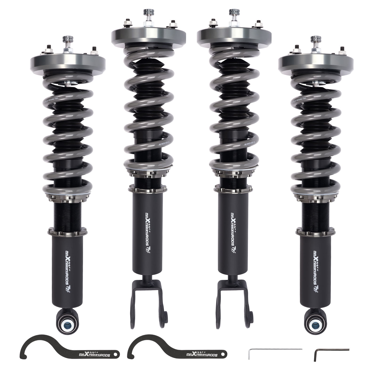 maXpeedingrods Coilover for Jaguar XJ / XJ8 / XJR 2003-2009, 24 Levels ...