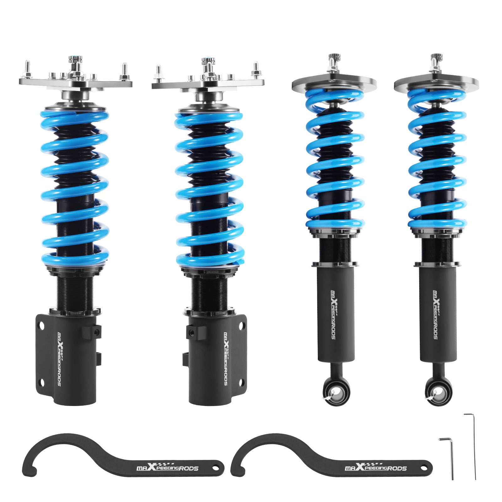 maXpeedingrods Coilover for Mazda RX-7 FC3S 1985-1992, 24 Levels Damper ...