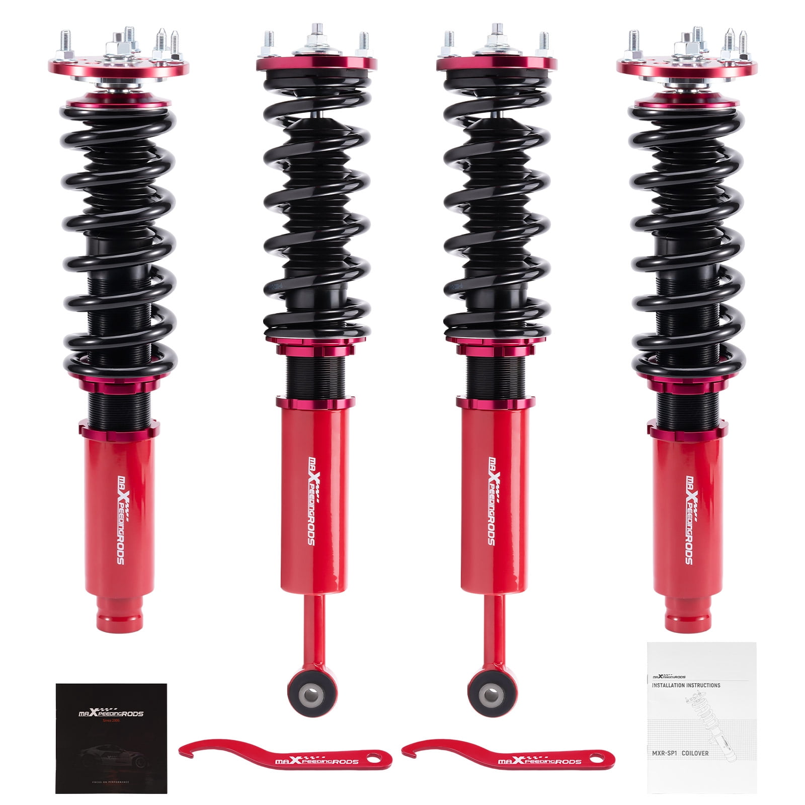 maXpeedingrods Coilovers for Honda Accord Sedan CL7/CL7 2003-2008, for ...