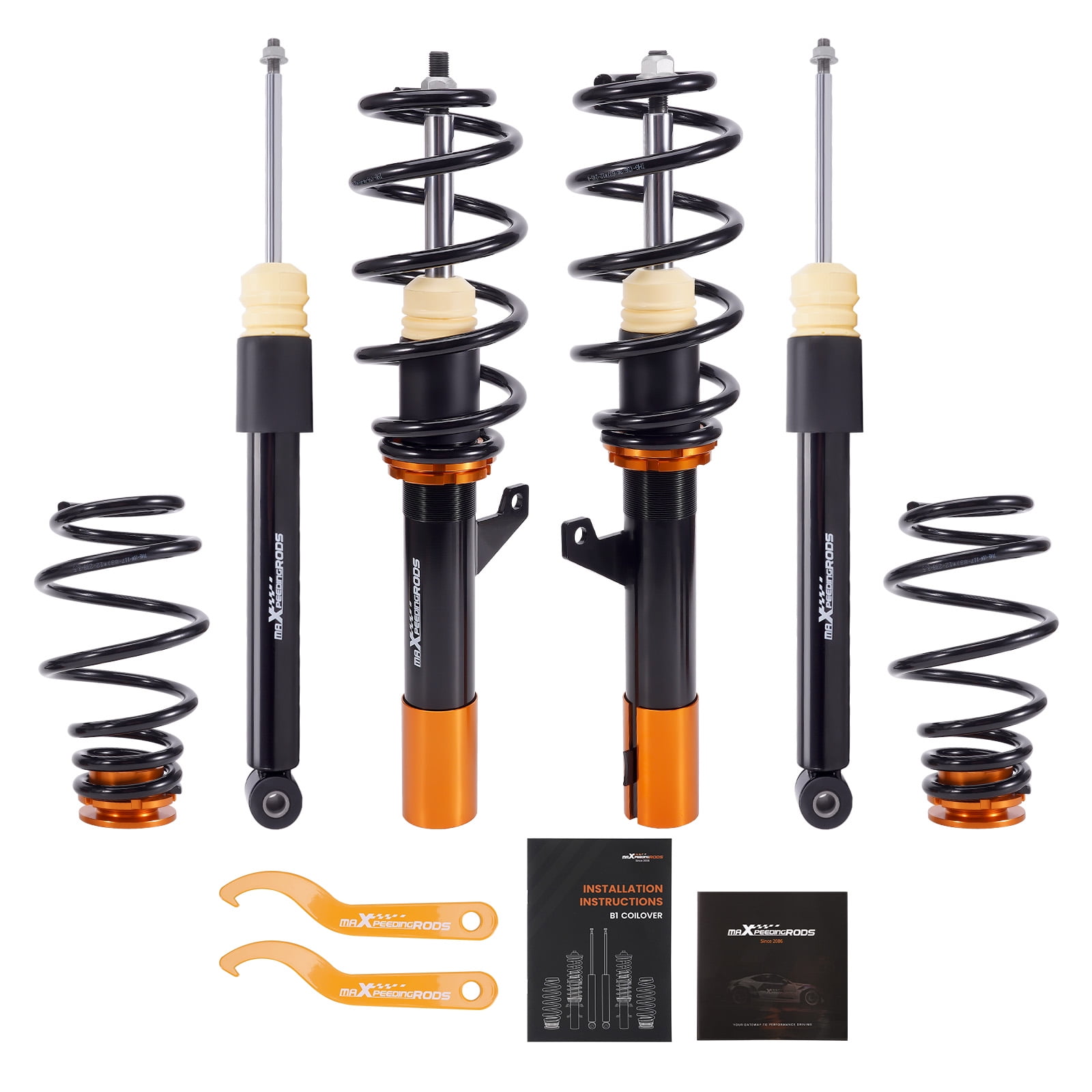 maXpeedingrods Coilovers for VW Golf MK5 MK6 2003-2012, for VW Jetta ...