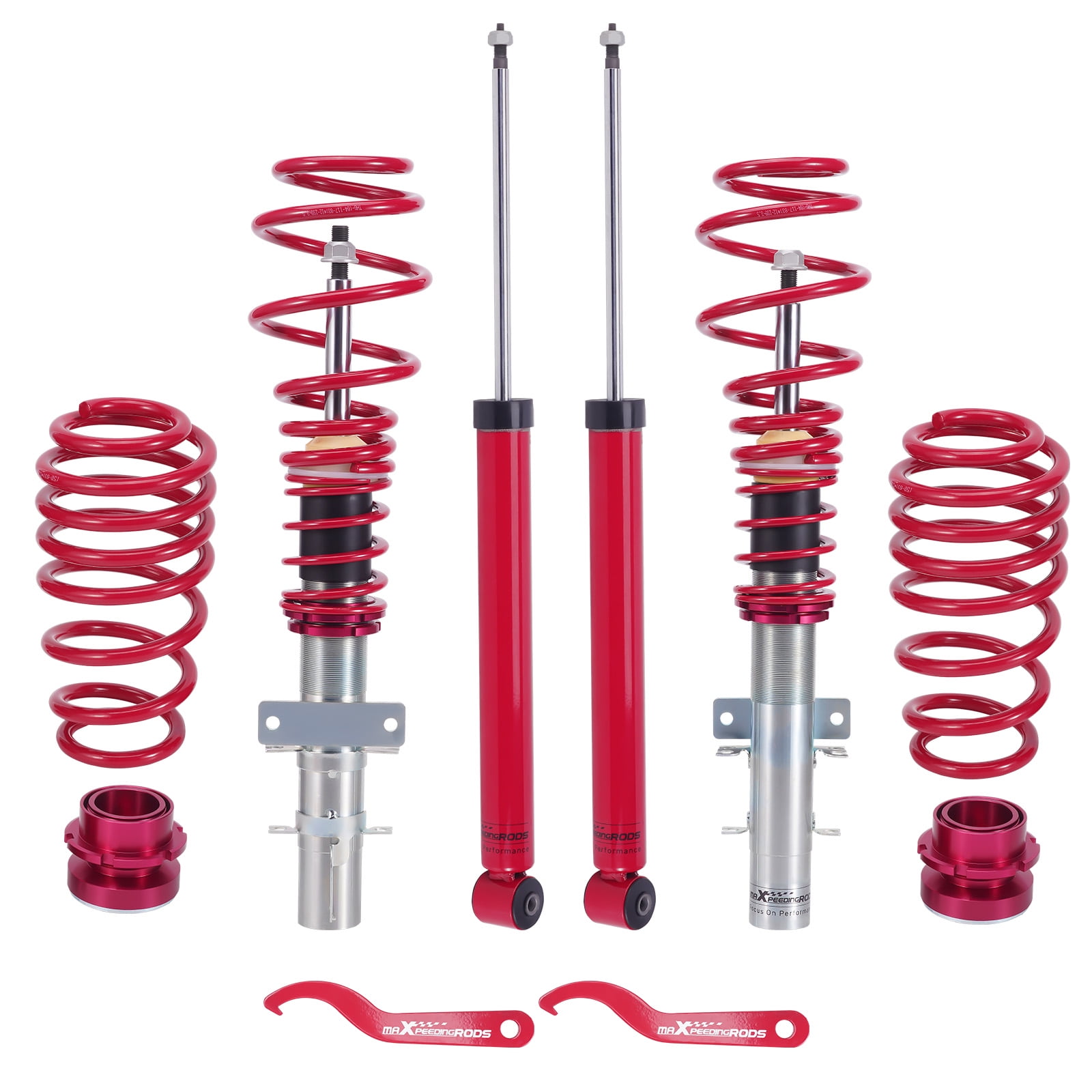 maXpeedingrods Coilovers for VW Polo MK4 2001-2014, for Seat Cordoba ...