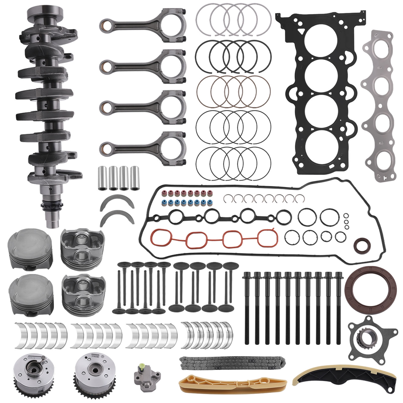 maXpeedingrods G4FJ 1.6L Engine Overhaul Rebuild Kit Crankshaft Rods ...