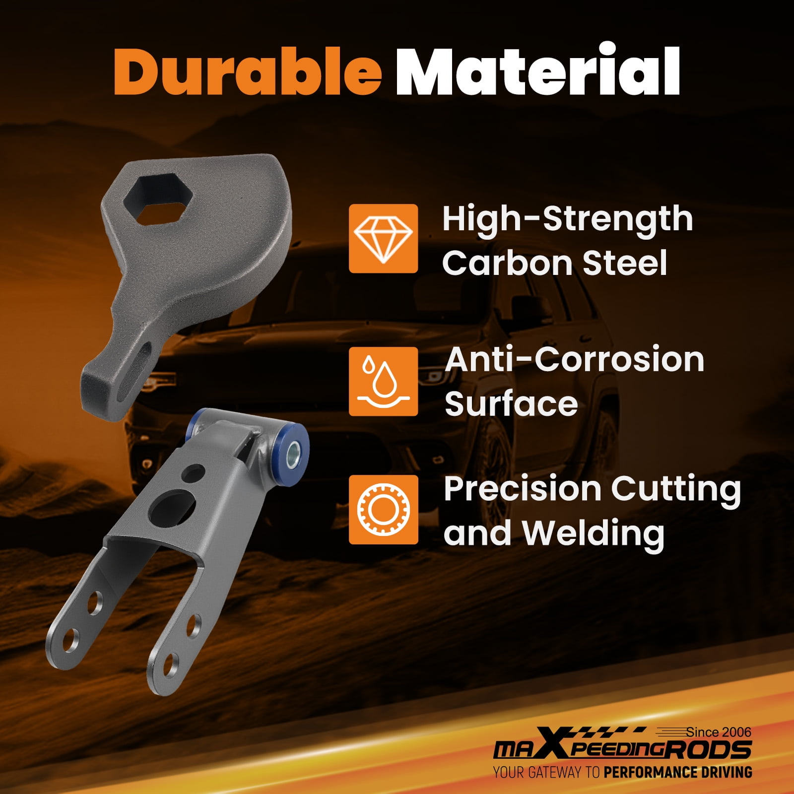 maXpeedingrods Leveling Lift Kit for Dodge Durango 1998-2003 4WD, 1-3 ...