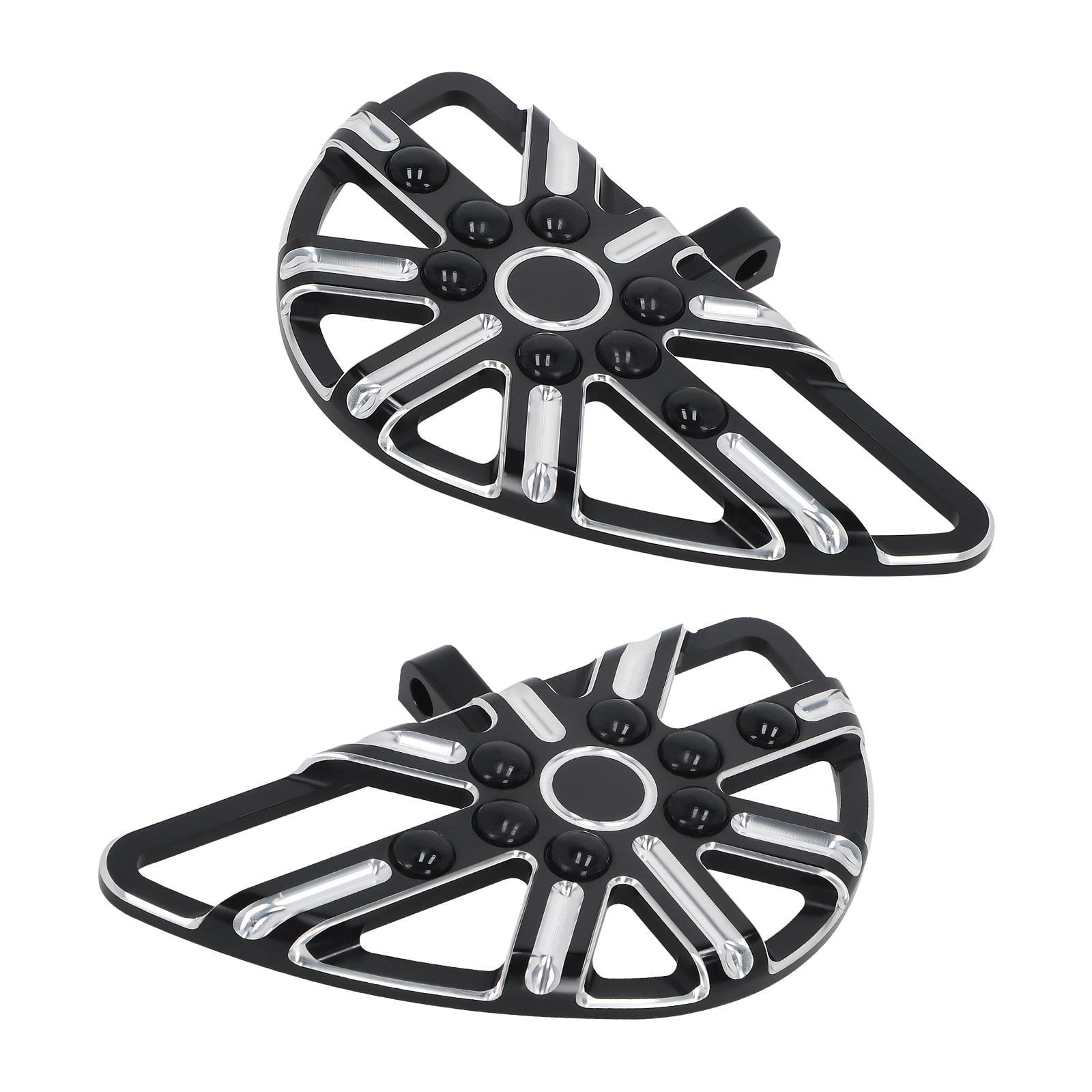 maXpeedingrods Motorcycle Footpeg Floorboards, Front Foot Pegs Aluminum ...