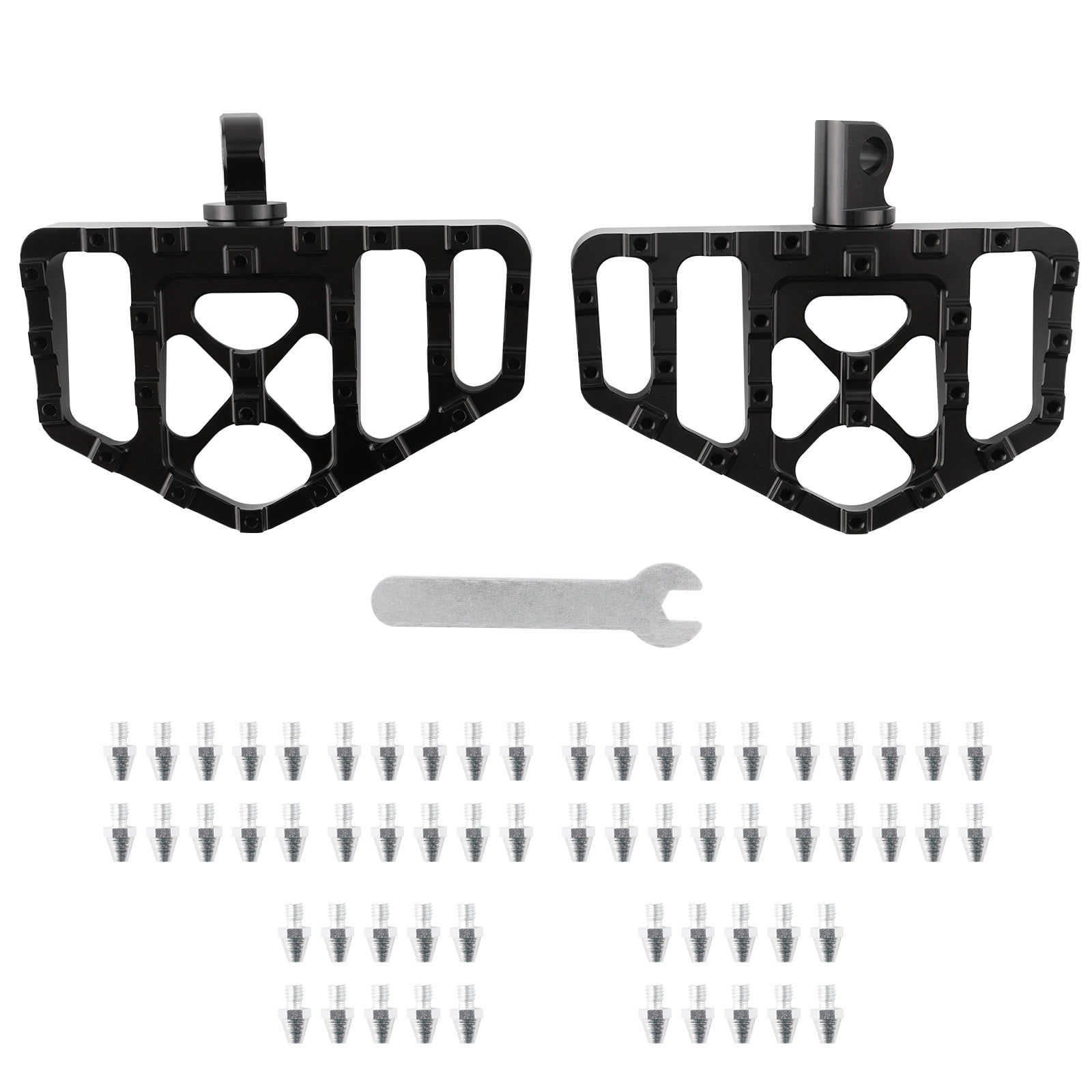 maXpeedingrods Motorcycle MX Wide Offroad Foot Pegs Passenger ...