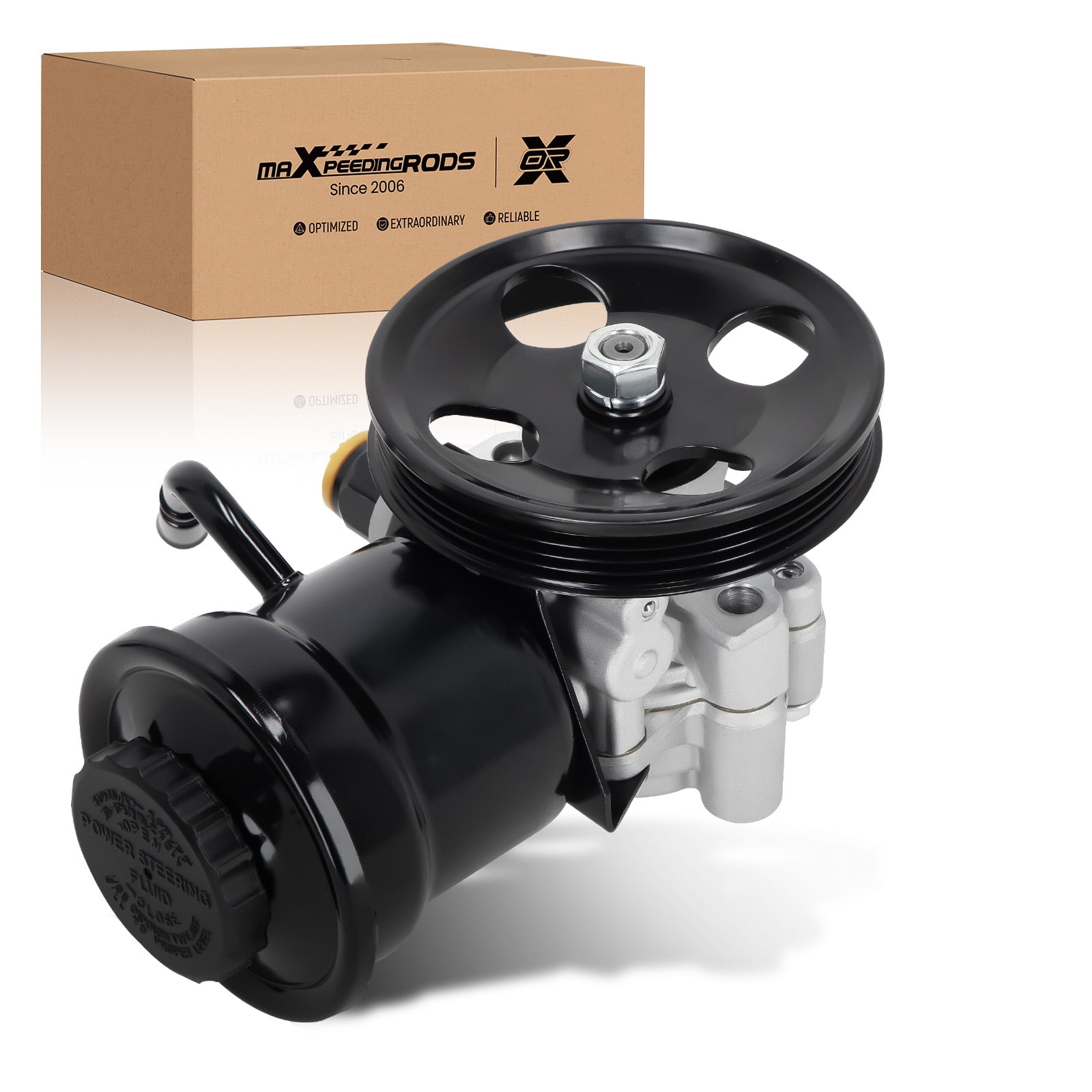maXpeedingrods Power Steering Pump with Pulley & Reservoir for 1996 ...