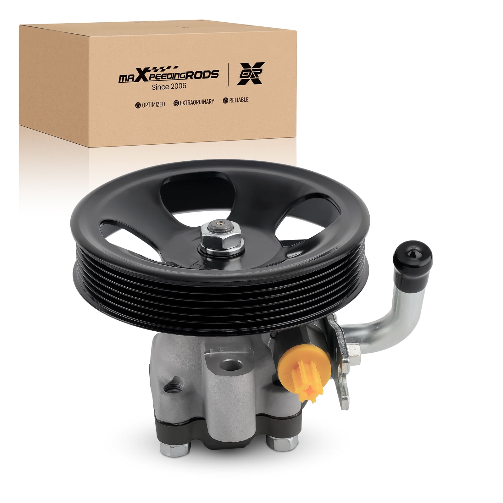 maXpeedingrods Power Steering Pump w/Pulley for Kia Sportage 2005-2010 ...