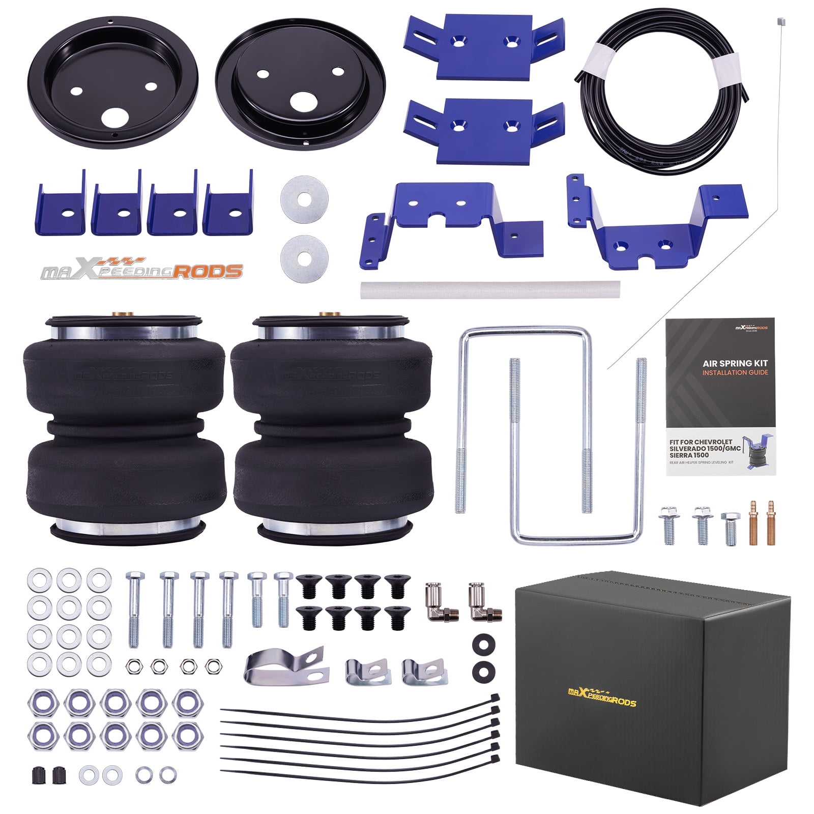 maXpeedingrods Rear Air Suspension Bags Kit 5000lbs for Chevrolet ...