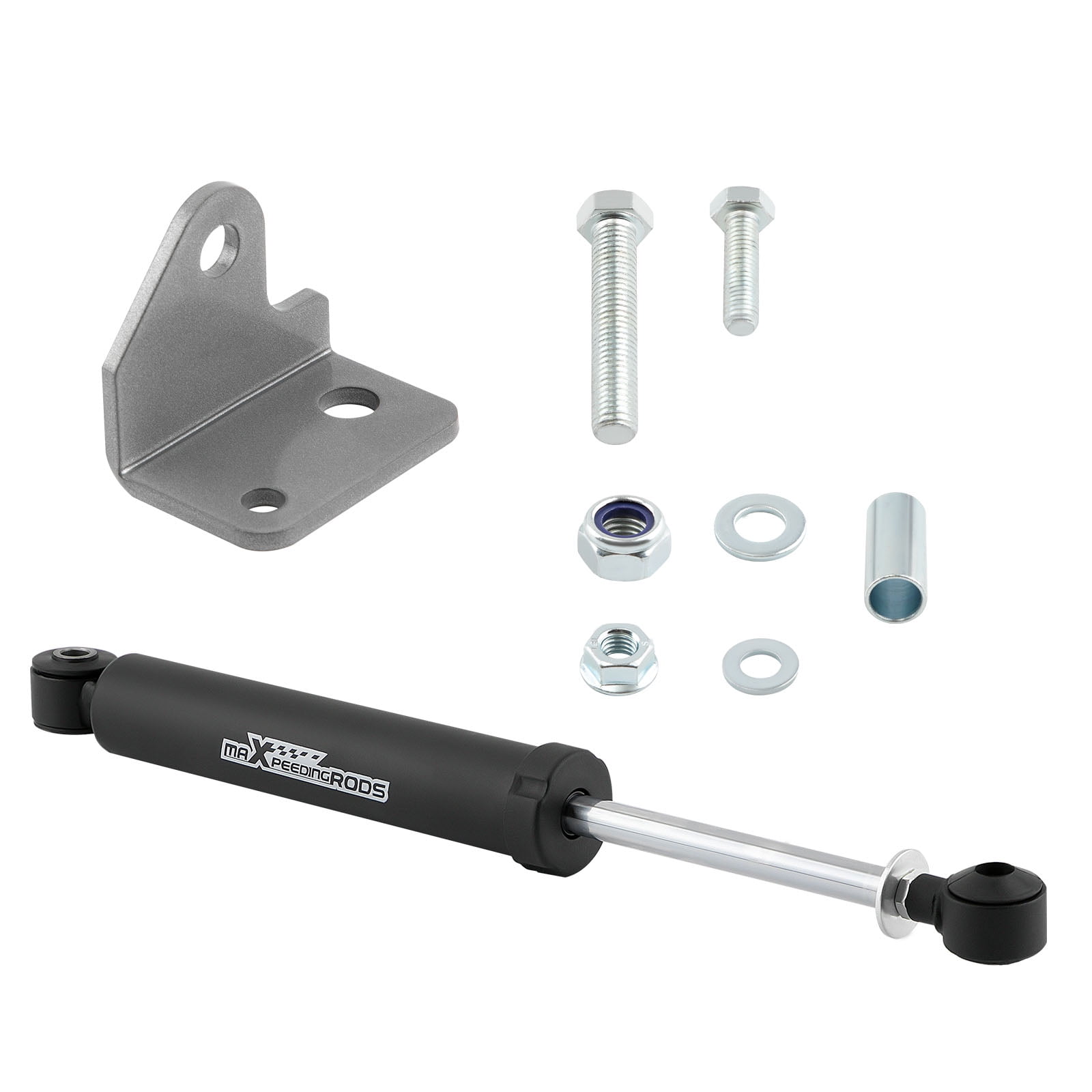 maXpeedingrods Steering Stabilizer For Jeep Wrangler JK JKU 2 Door/4 ...