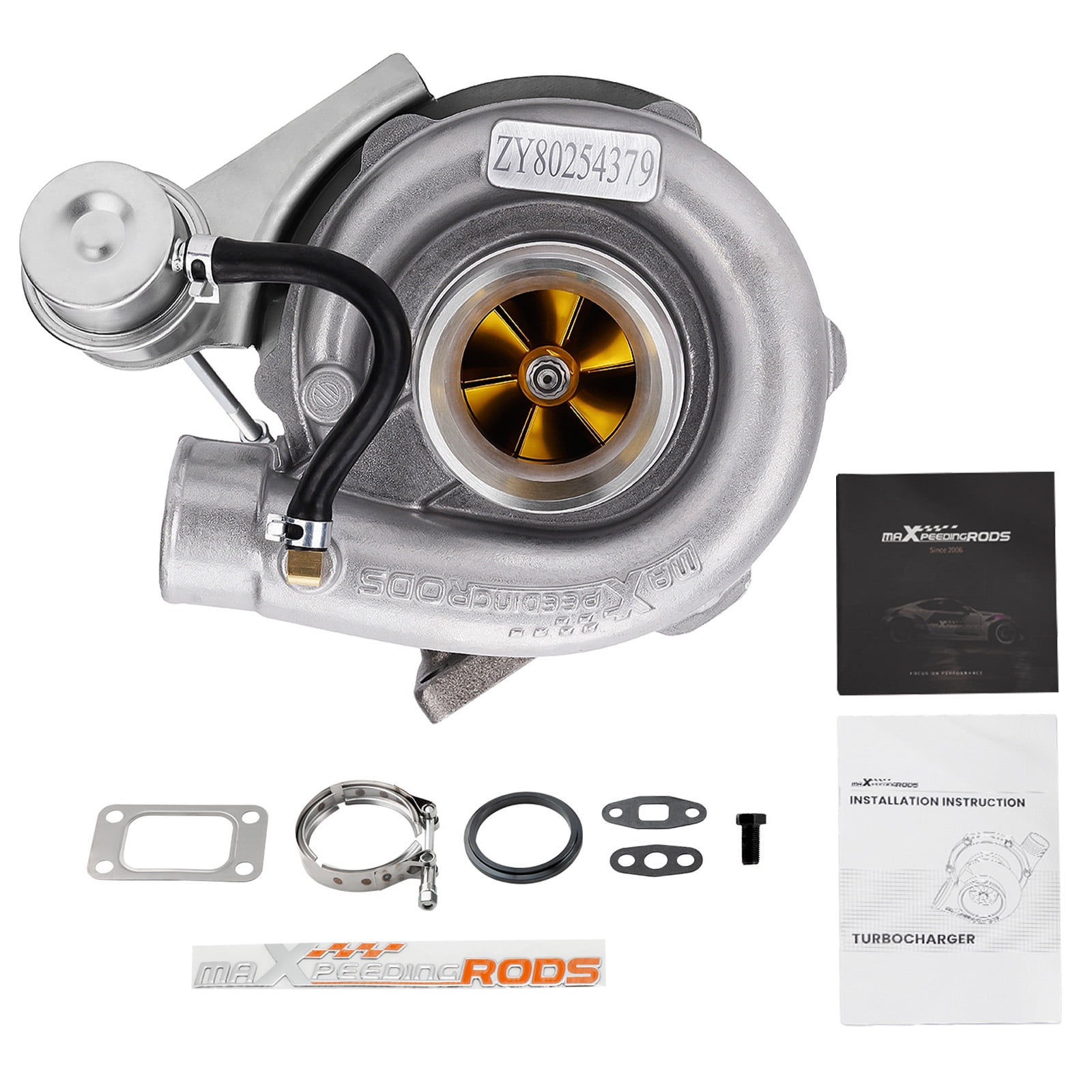 maXpeedingrods T3 Turbo Turbocharger for 4/6 Cylinder 1.5L-2.5L Engine ...