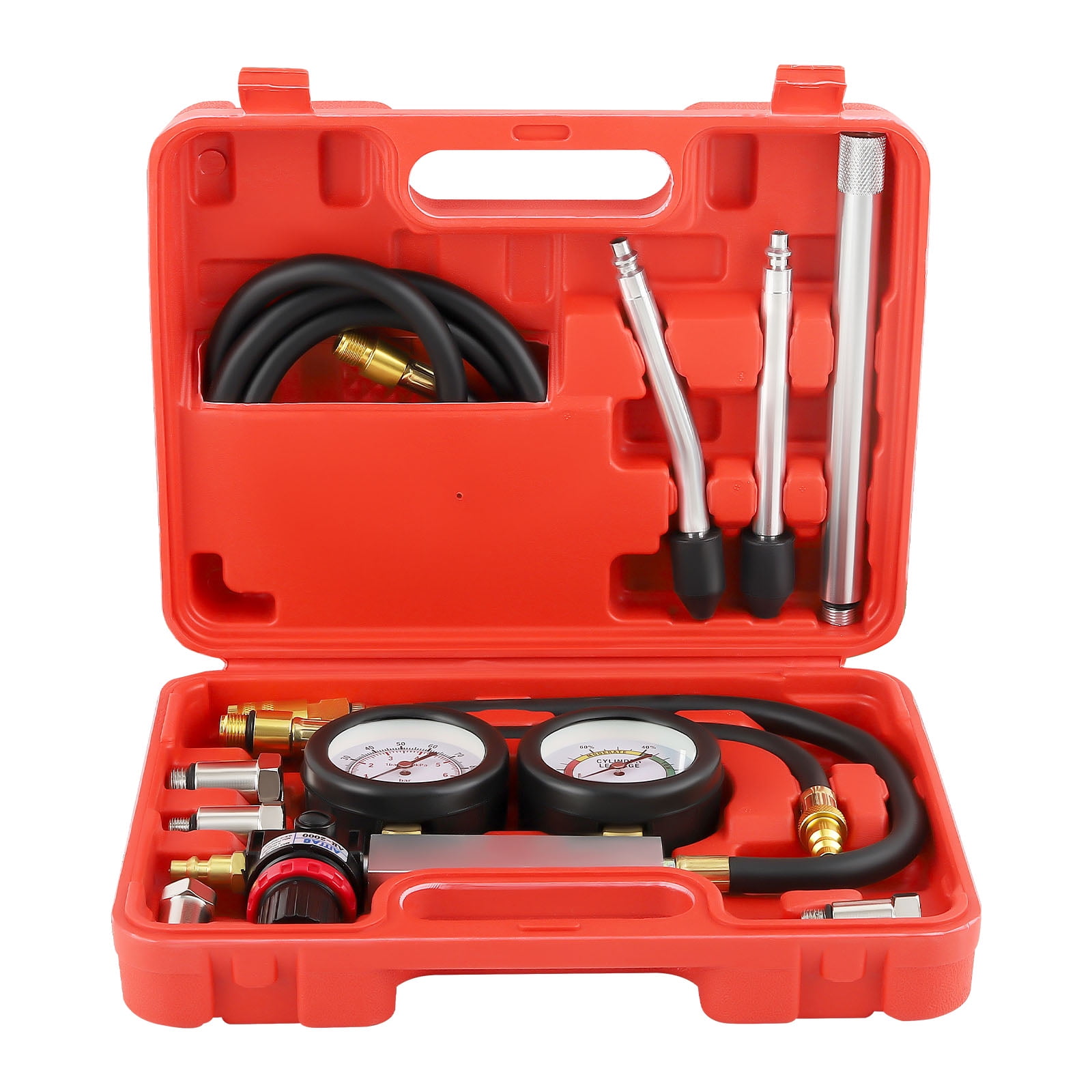 maXpeedingrods Cylinder Leak Down Tester Kit, Gasoline Engine ...