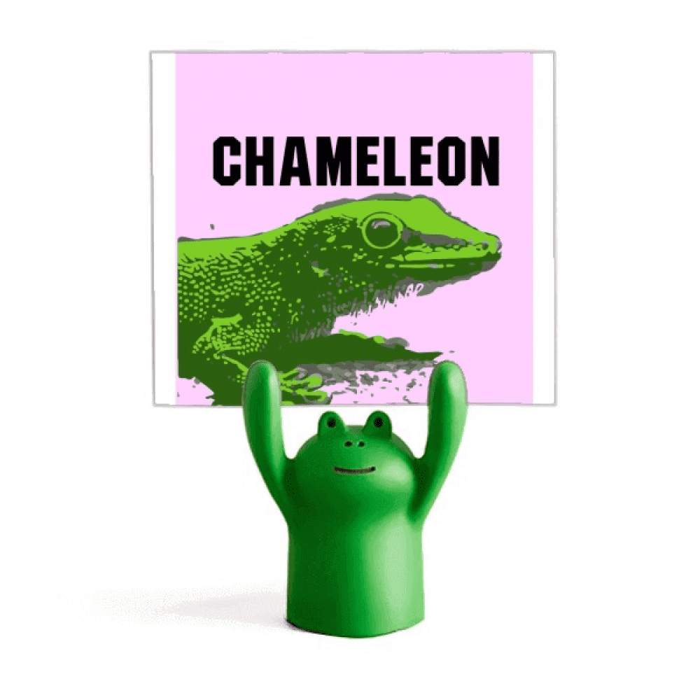 madagascar afchameleon Memo Holder Cartoon Animal Frog Stand Decoration ...