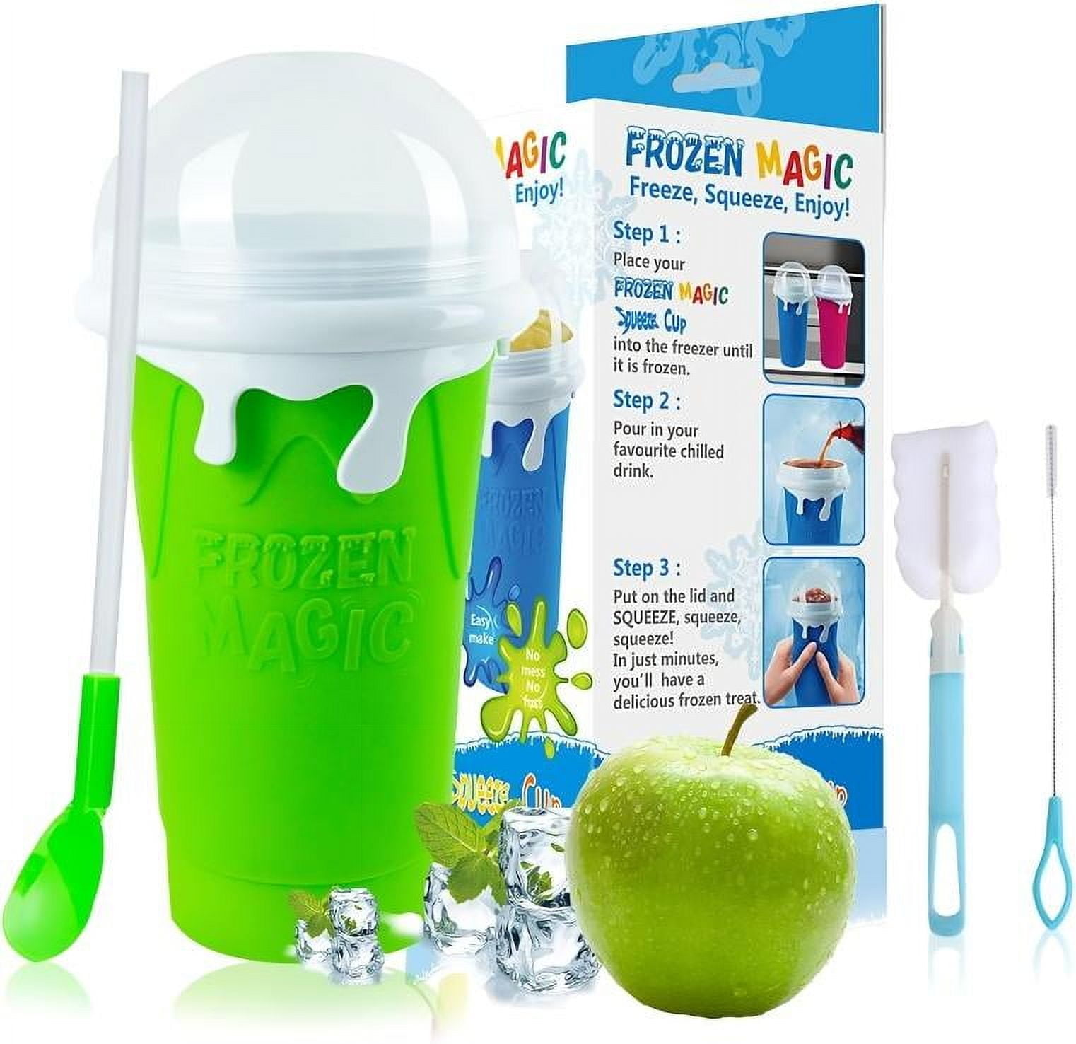 magic cup, cool stuff slushy maker , shake smoothie,juice milk ice ...