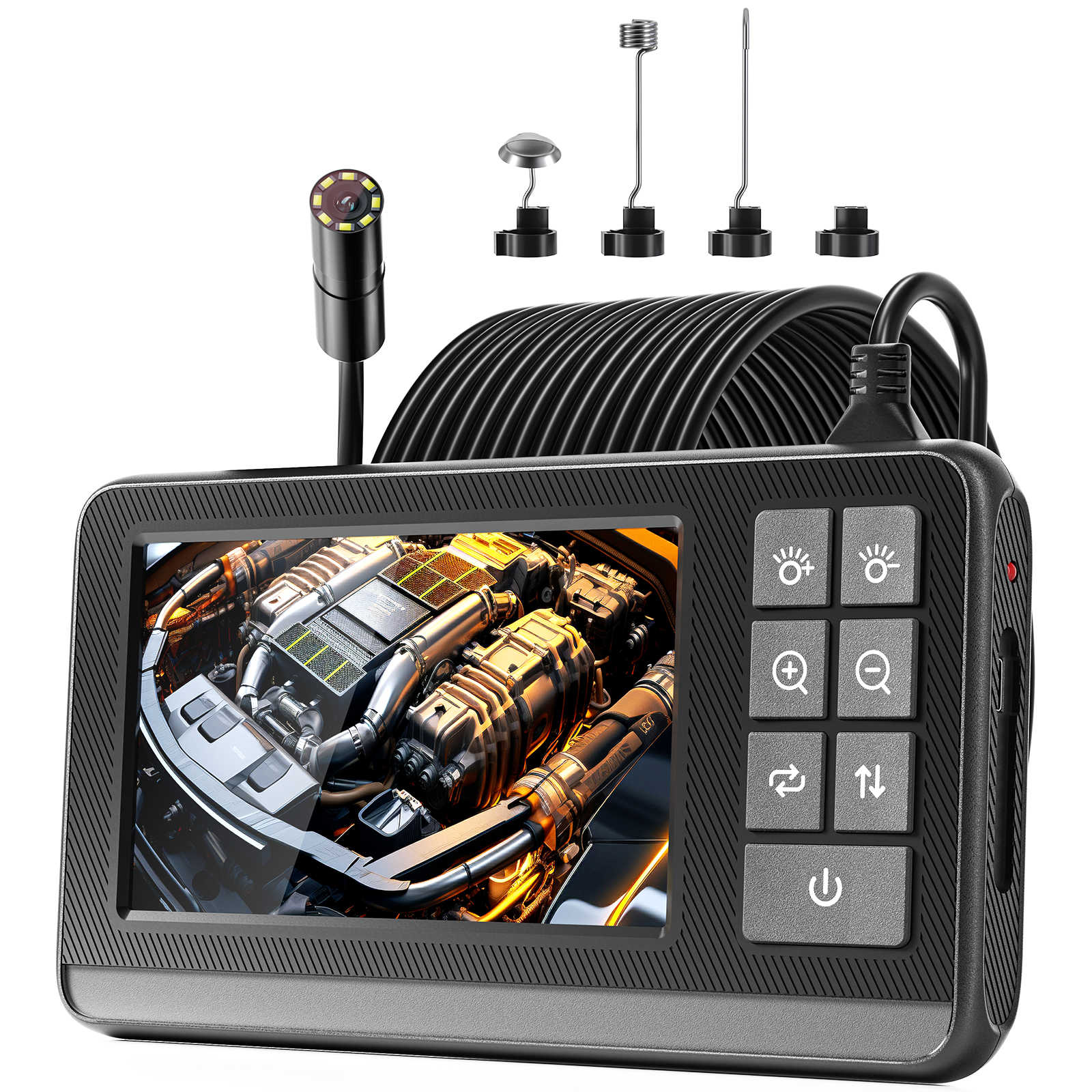 SMART SENSOR Handheld Mini Digital LCD EMF Tester Electromagnetic Field ...