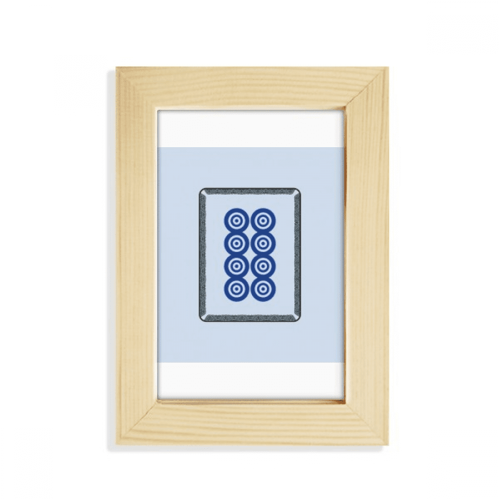 mahjong dots 8 tile pattern desktop display photo frame picture art ...
