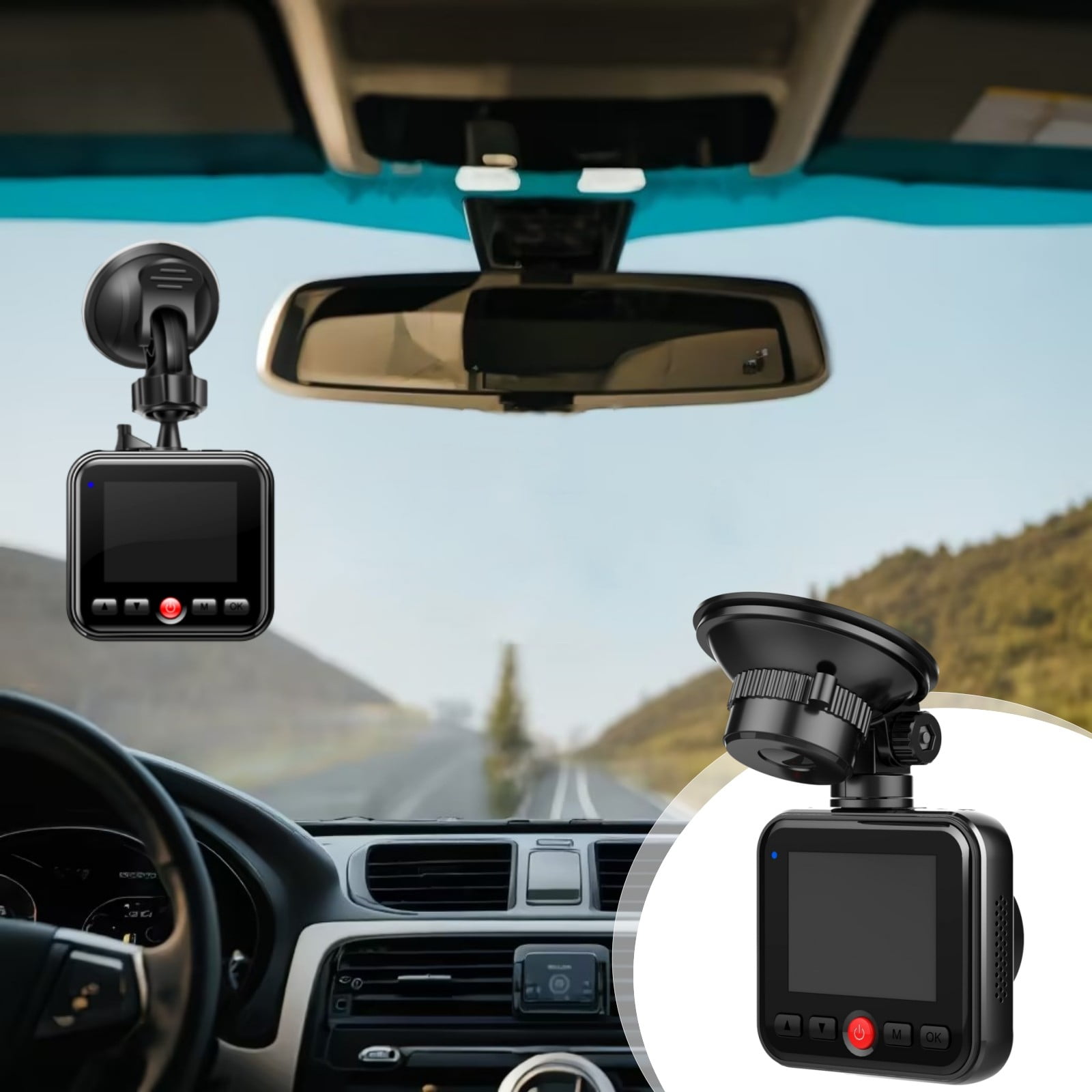 maho Dash Cam Dash Cam 1080P Car Camera,2.0 Inch Mini Screen Car Dash ...