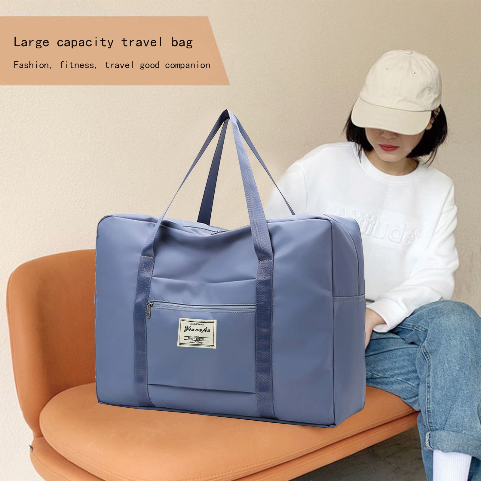 maho Foldable Travel Duffel Bag Tote Carry On Luggage Sport Duffle Week ...
