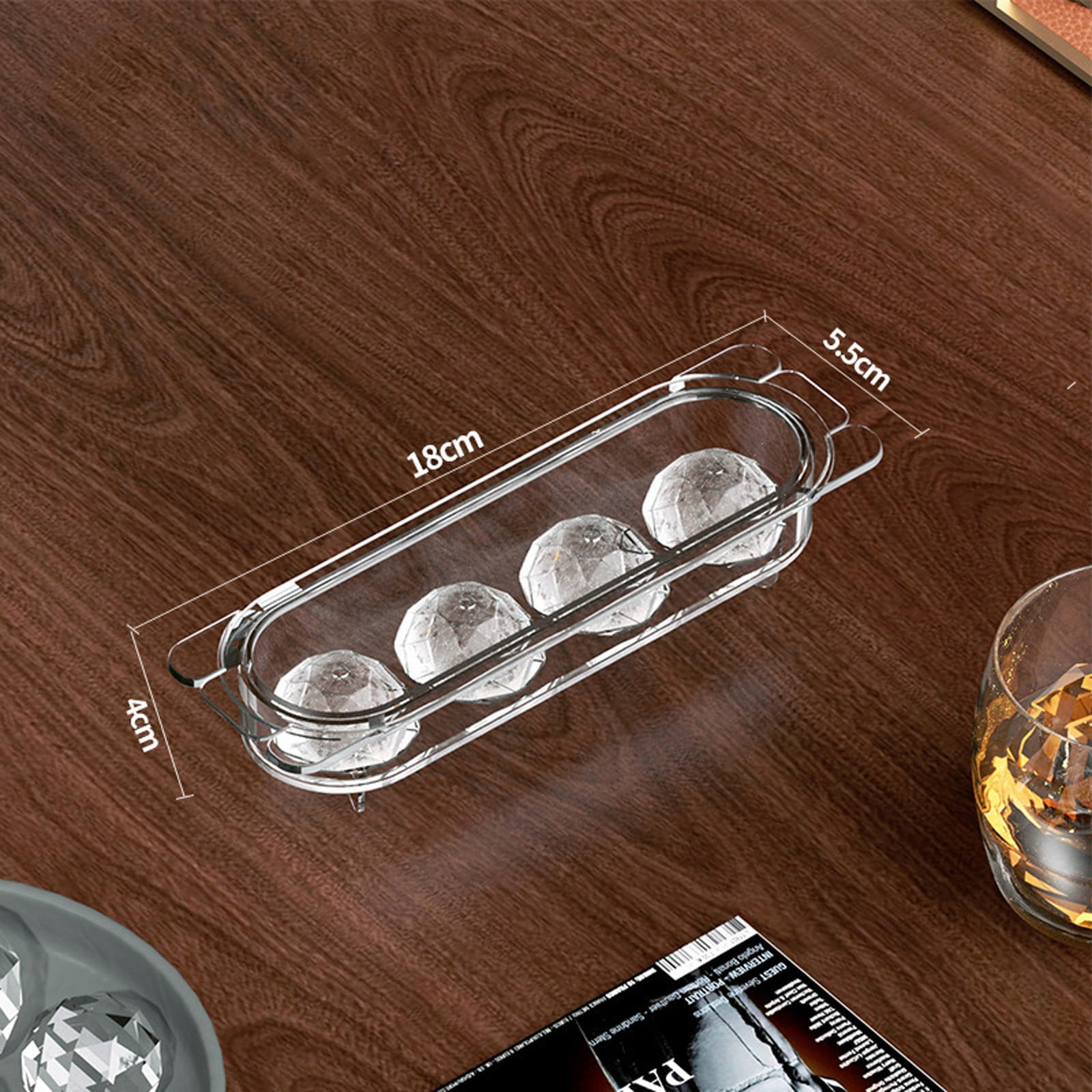 Hwkond Ice Block Molds Ice Maker Ice Cubes Tool Round Ball Ice Grids ...