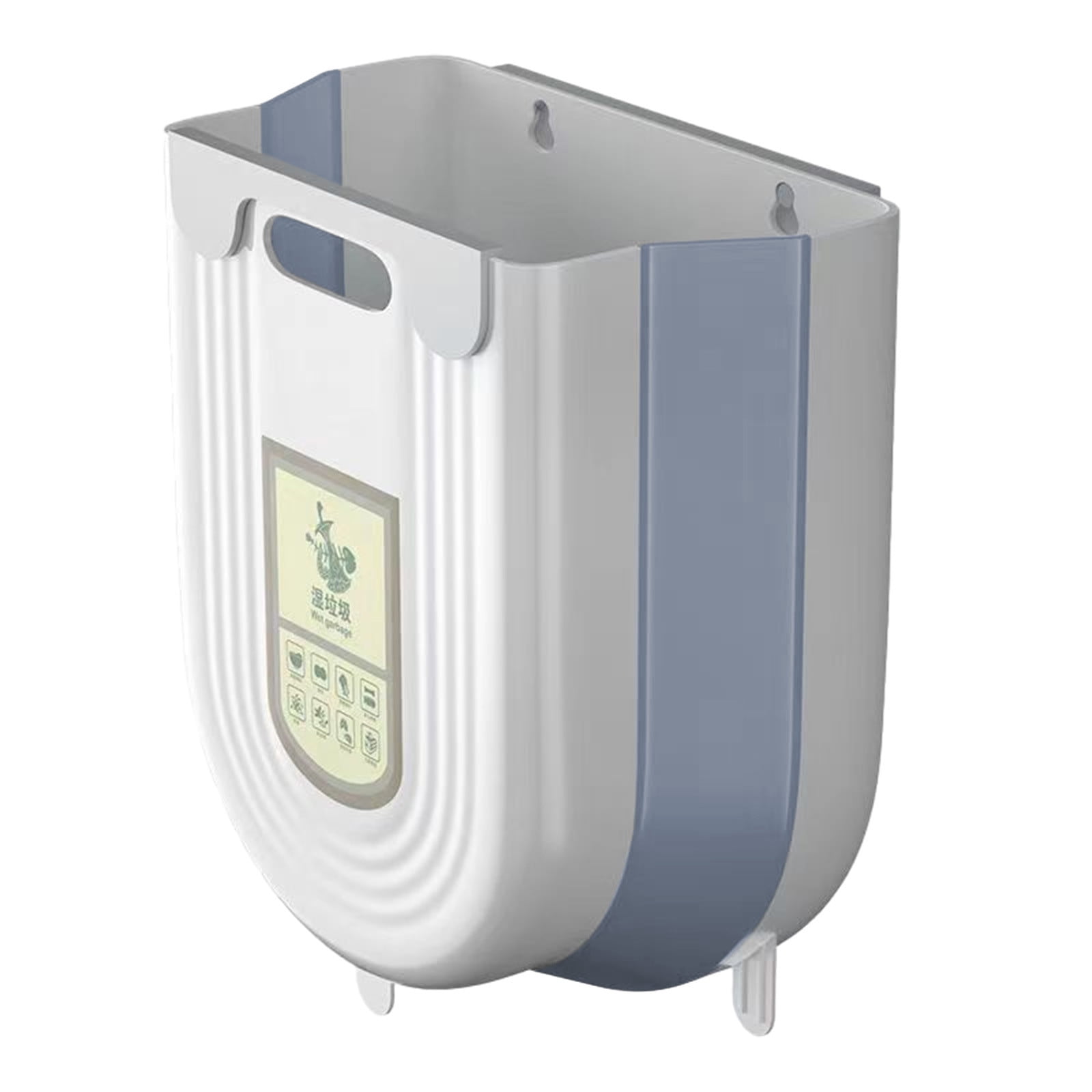 Hwkond Kitchen Trash Can Hanging Kitchen Garbage Bin Foldable Kitchen ...