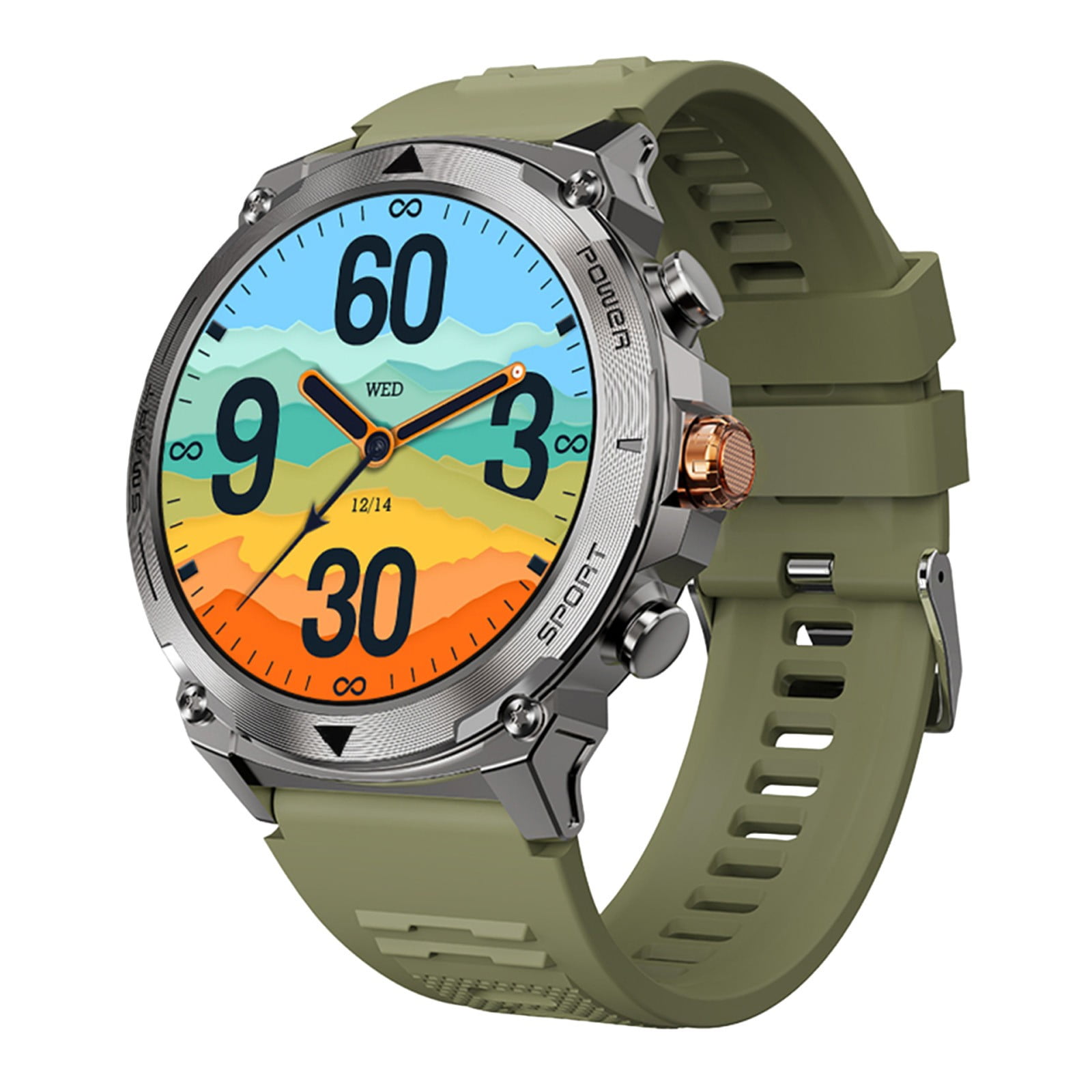 Hwkond Men Women Smart Watches, T53 Bluetooth Call Outdoor Three-proof ...
