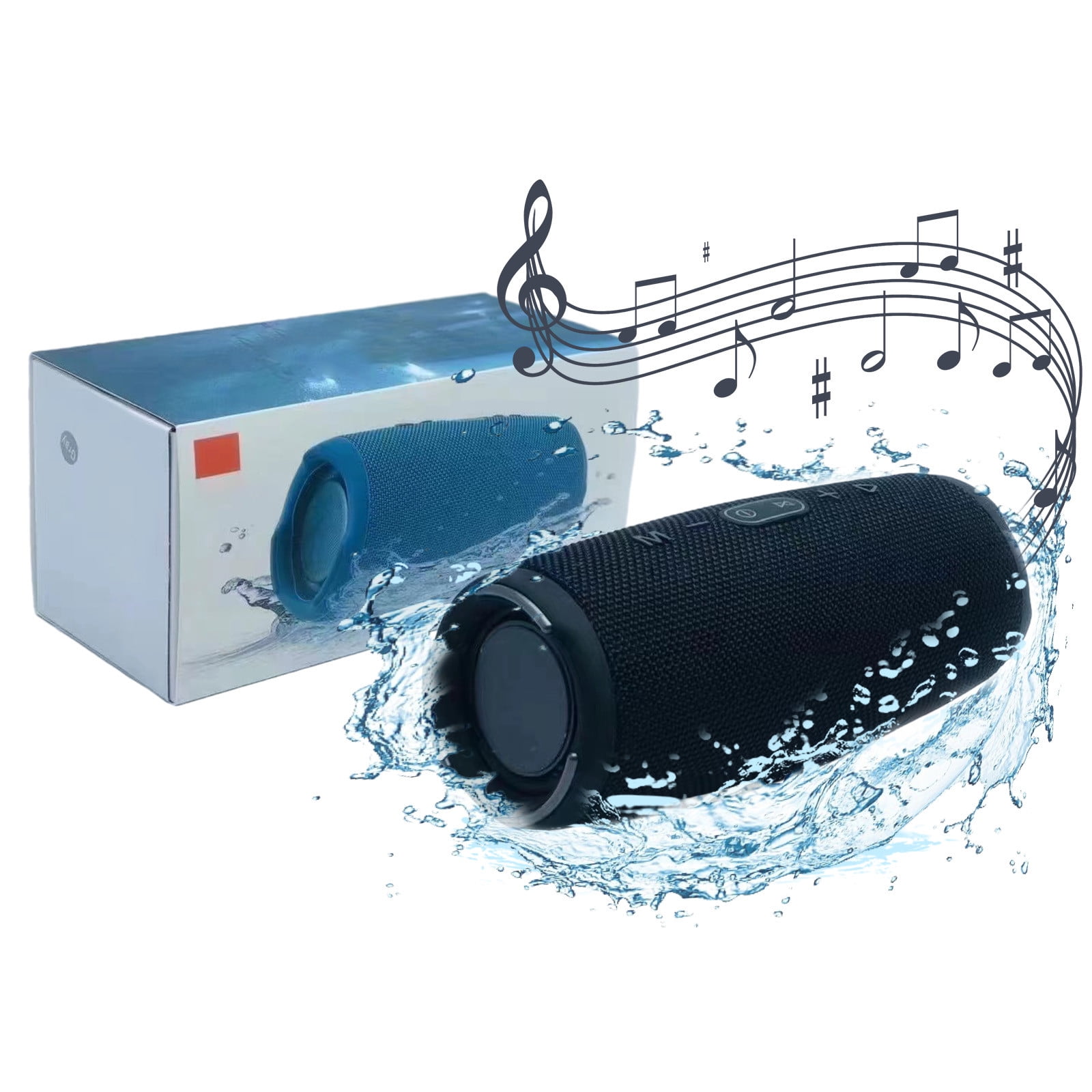 maho Outdoor Portable Bluetooth Speaker High Power Shock Subwoofer Long Standby Wireless Speaker ...