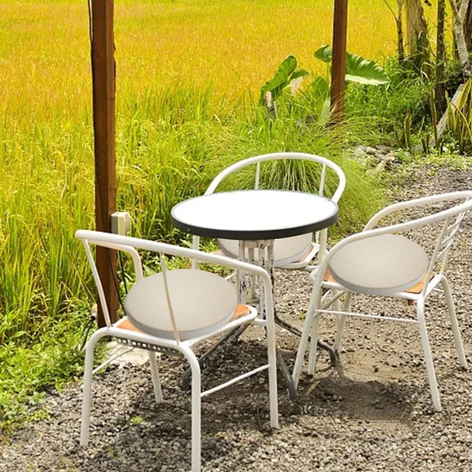maho Round Outdoor Chair Cushions For Patio Furniture Patio Chair ...