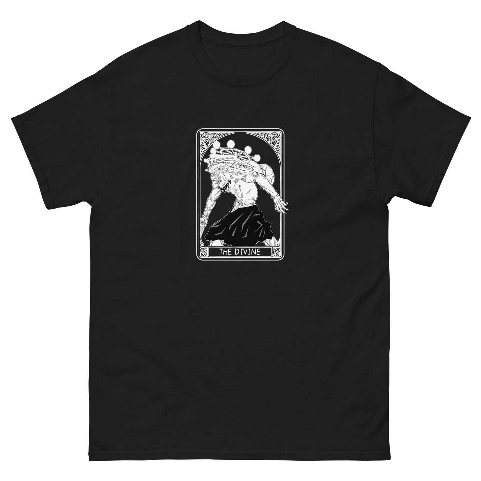 mahoraga unisex jujutsu kaisen jjk tarot card oracle anime manga tee t ...